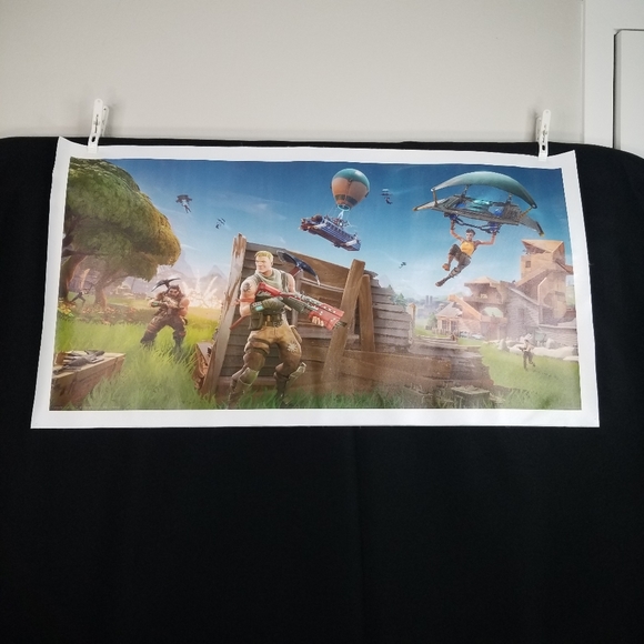 None | Art | Fortnite Battle Royale Loading Screen Gaming Glossy Vynil ...